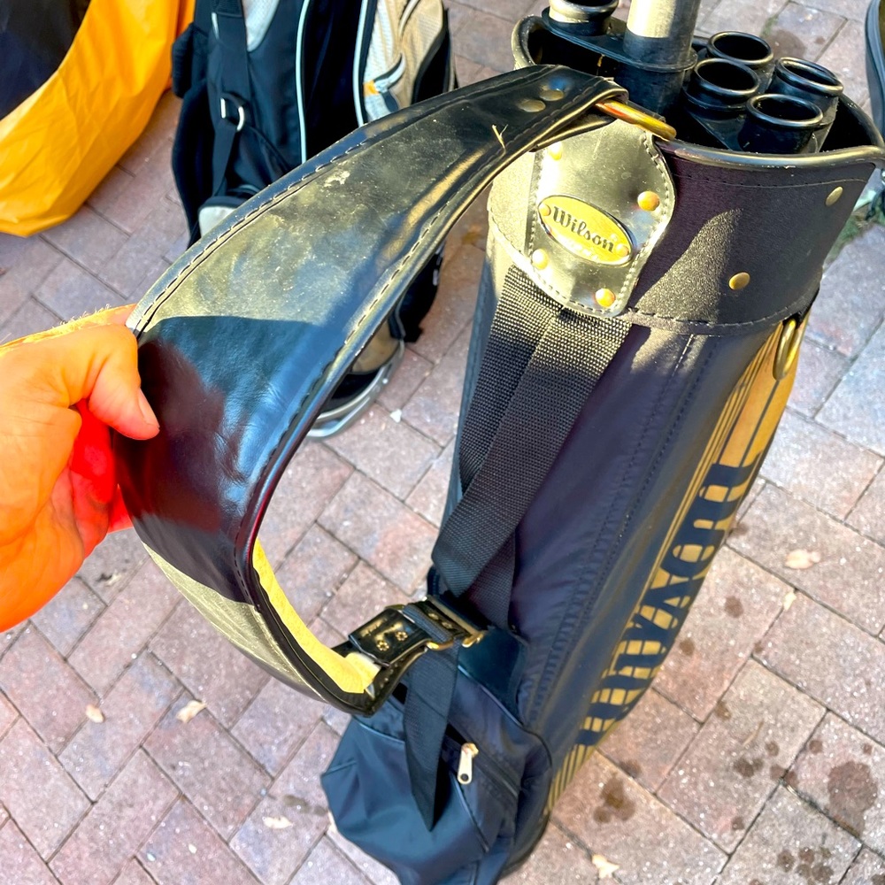 Wilson Golf Bag With Club Dividers See Pictures For D… - Gem